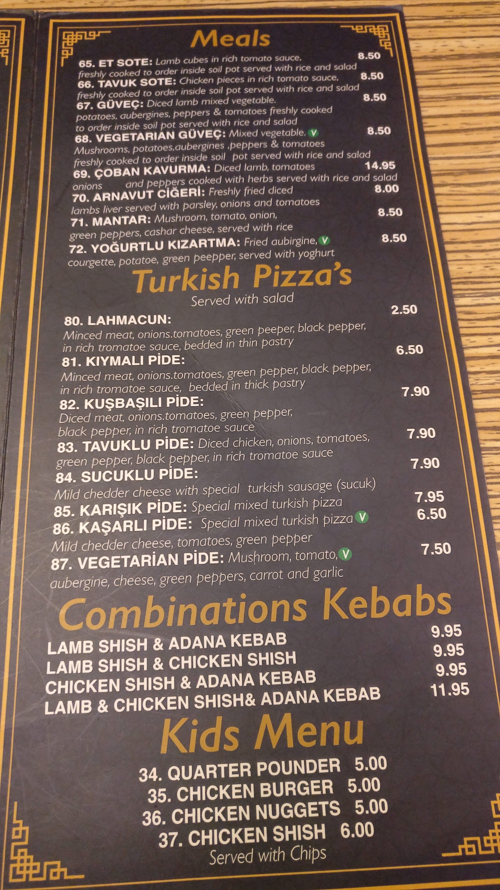 Aziziye Turkish Restaurant - London London Review HMC Certified - Halal ...