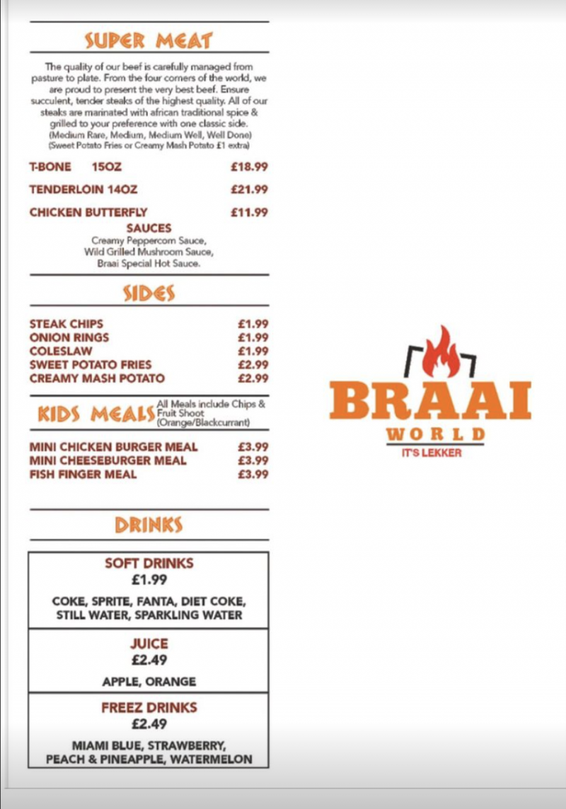 Braai World - Halal Food Gastronomy